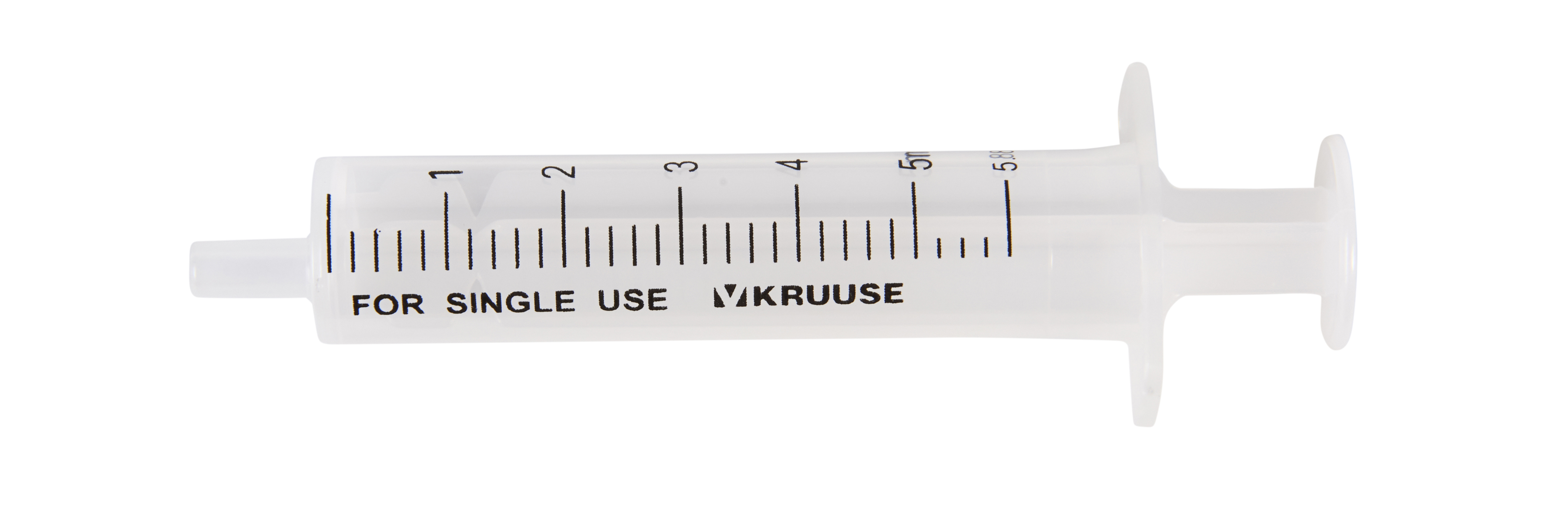 KRUUSE disposable syringe eccentric nozzle 2-comp. 5->5,8 ml