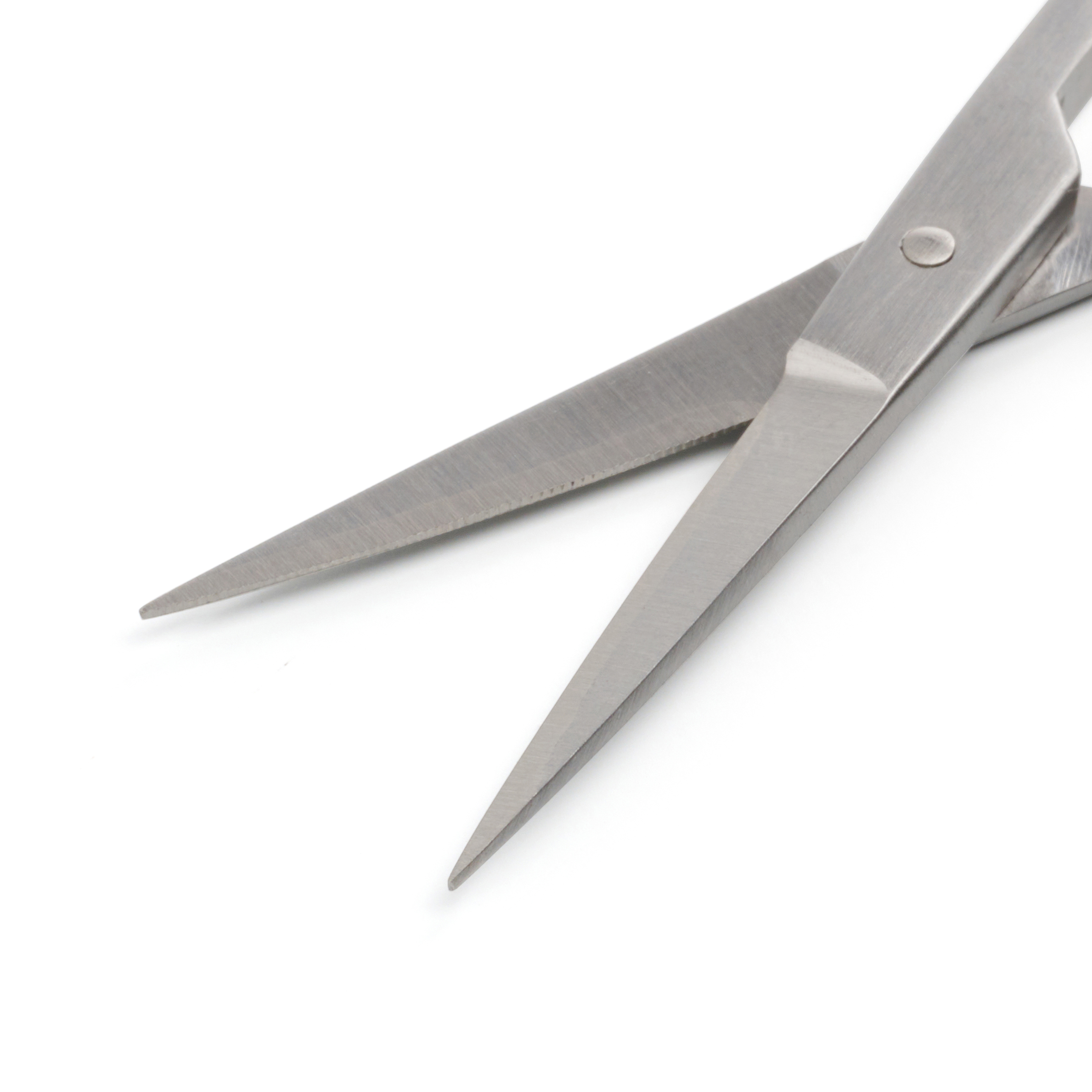 KRUUSE TC Gold One Blade SuperCut Micro Iris Scissors, 9 cm / 3.5", sharp/sharp, straight