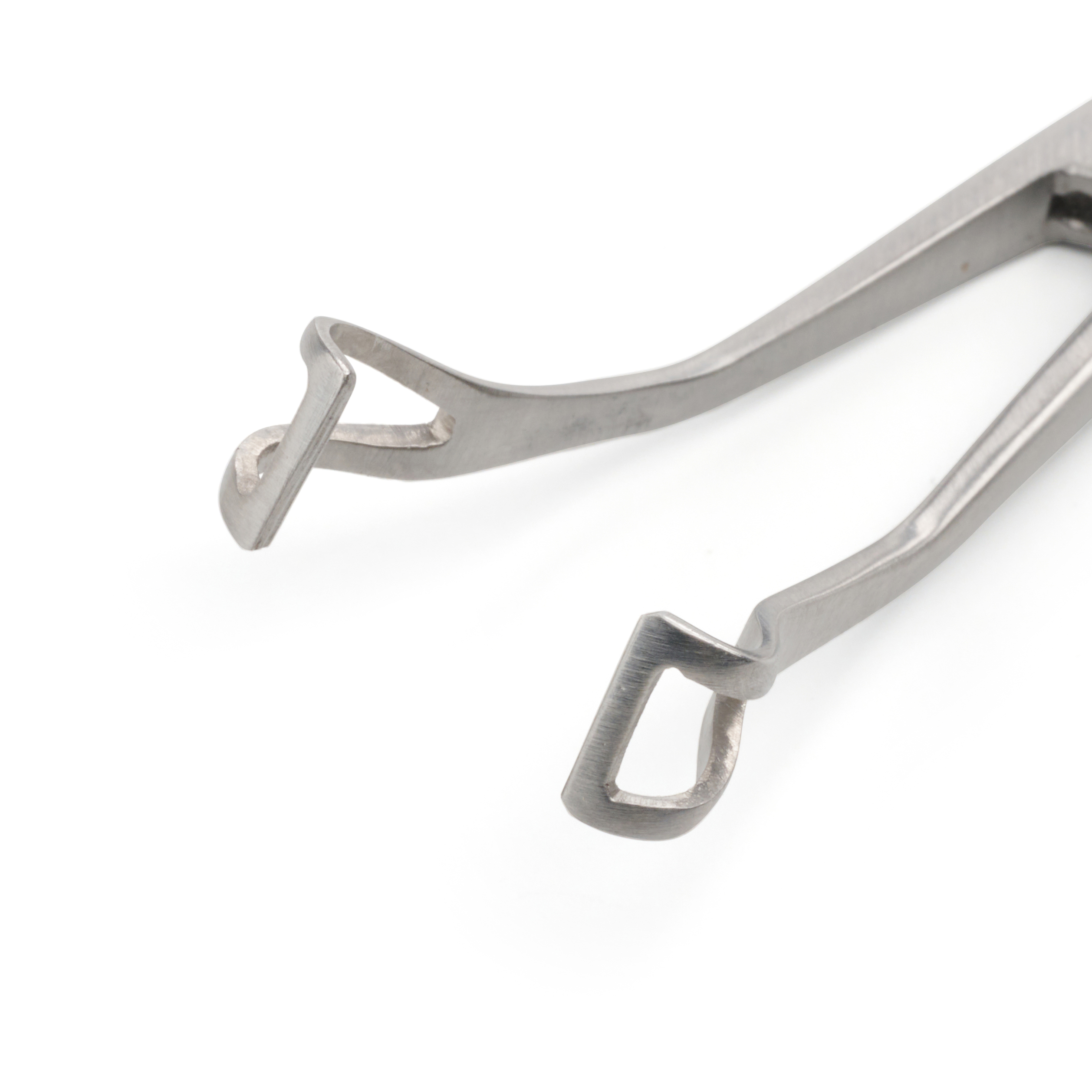 KRUUSE Babcock Tissue and Organ Holding Forceps, 14 cm / 5.5", 45° angle