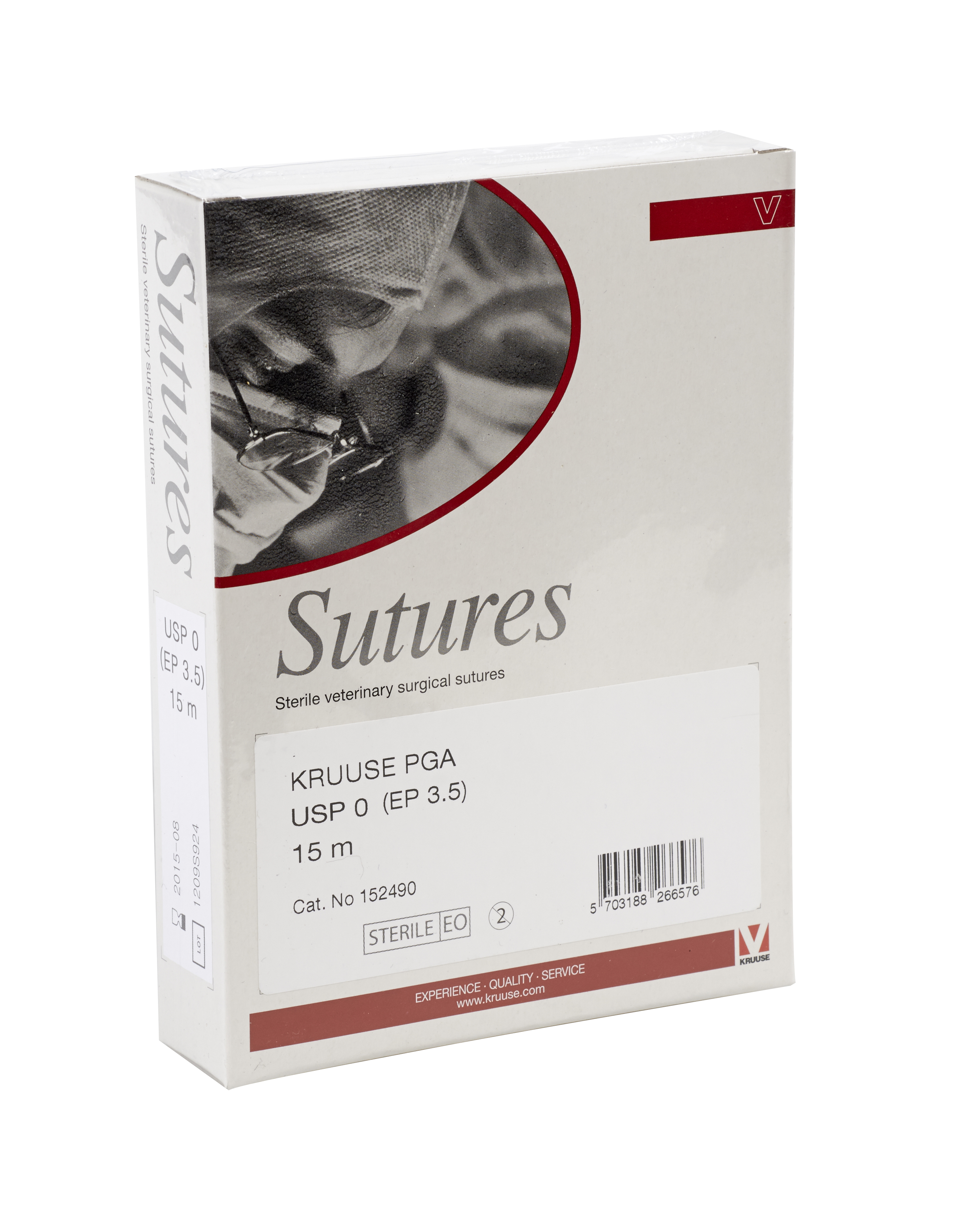 KRUUSE PGA suture, USP 0, 15 m