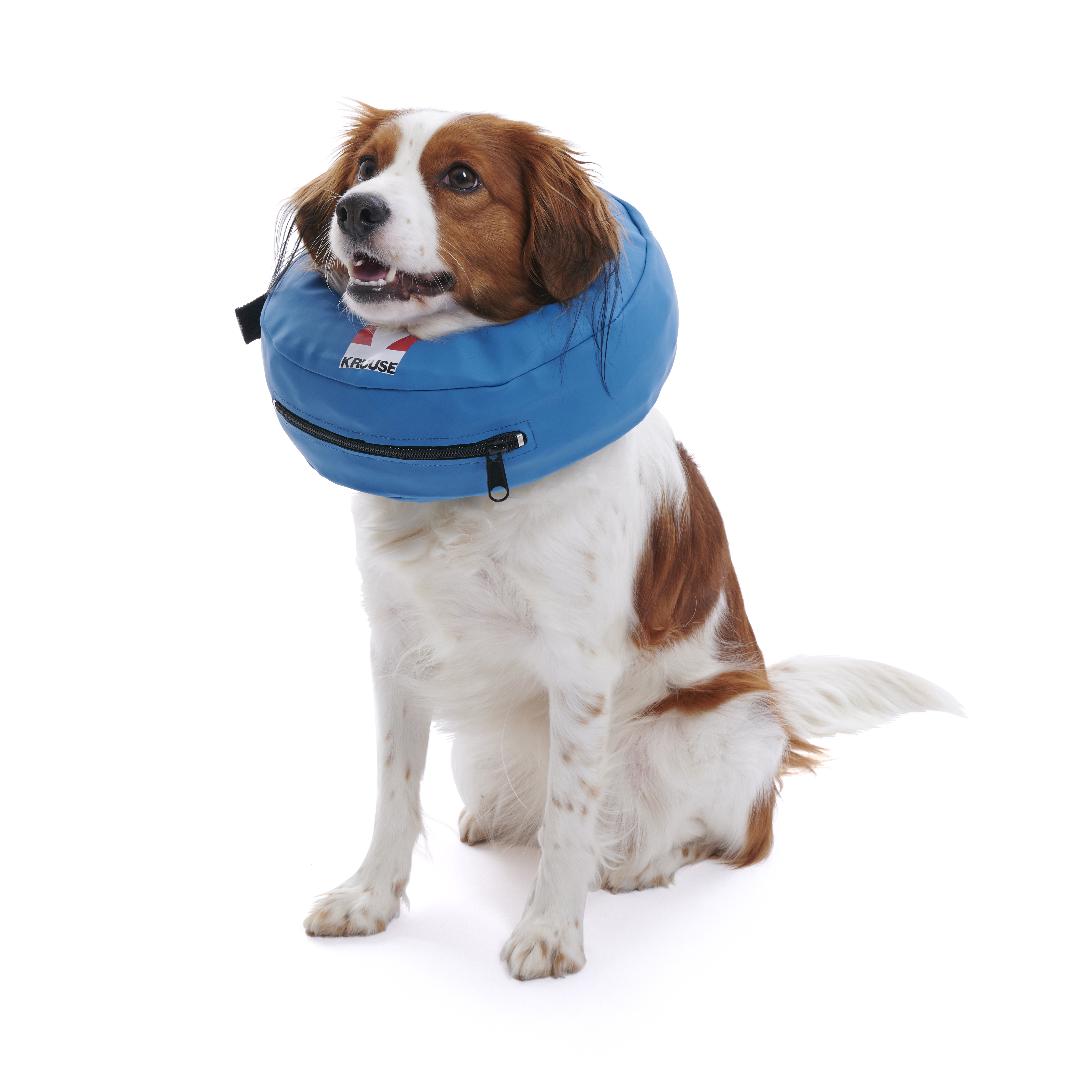 BUSTER Inflatable Collar, PVC, blue, M