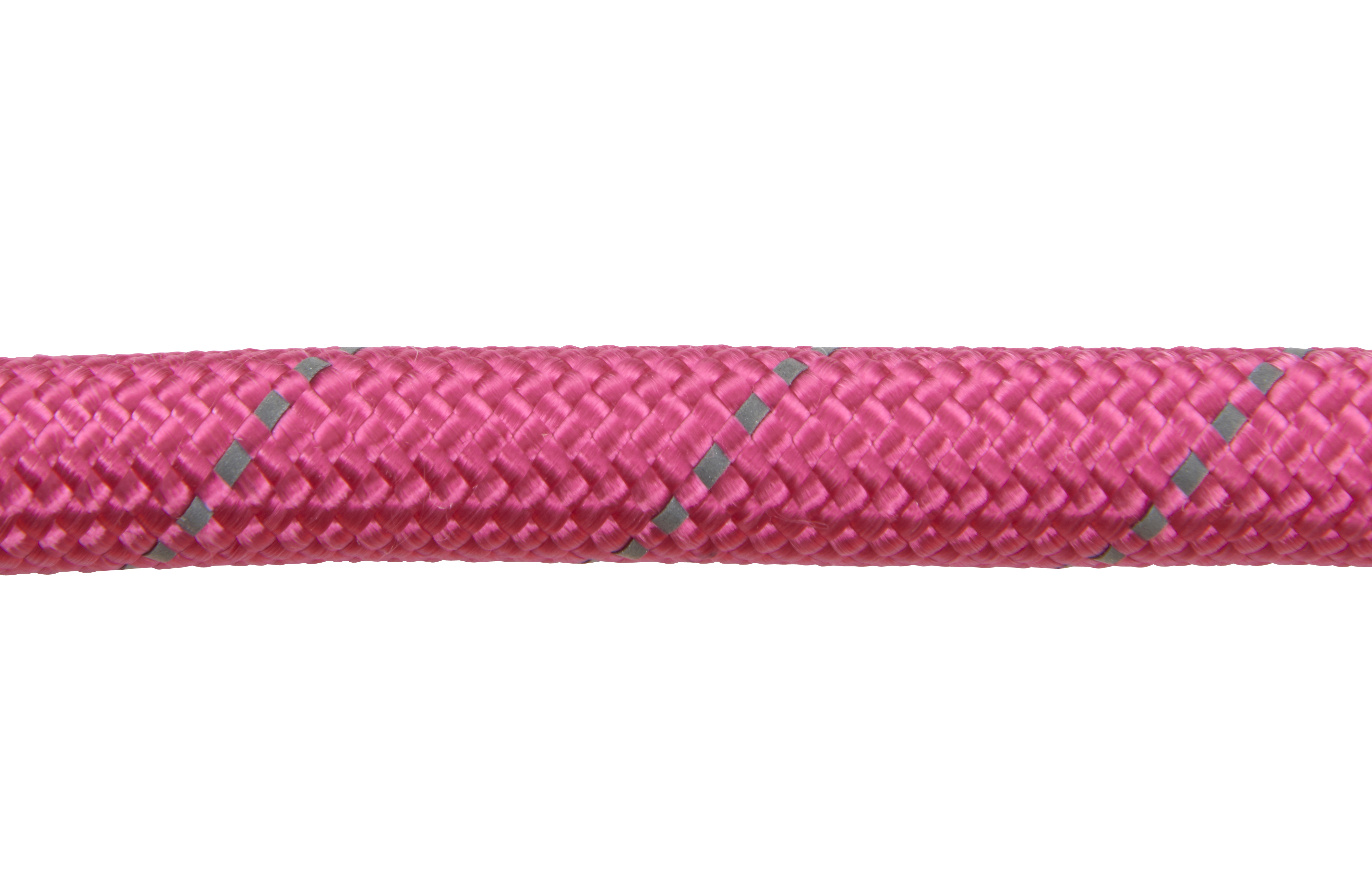 BUSTER Reflective Rope 120 cm Lead, Pink, 8mm