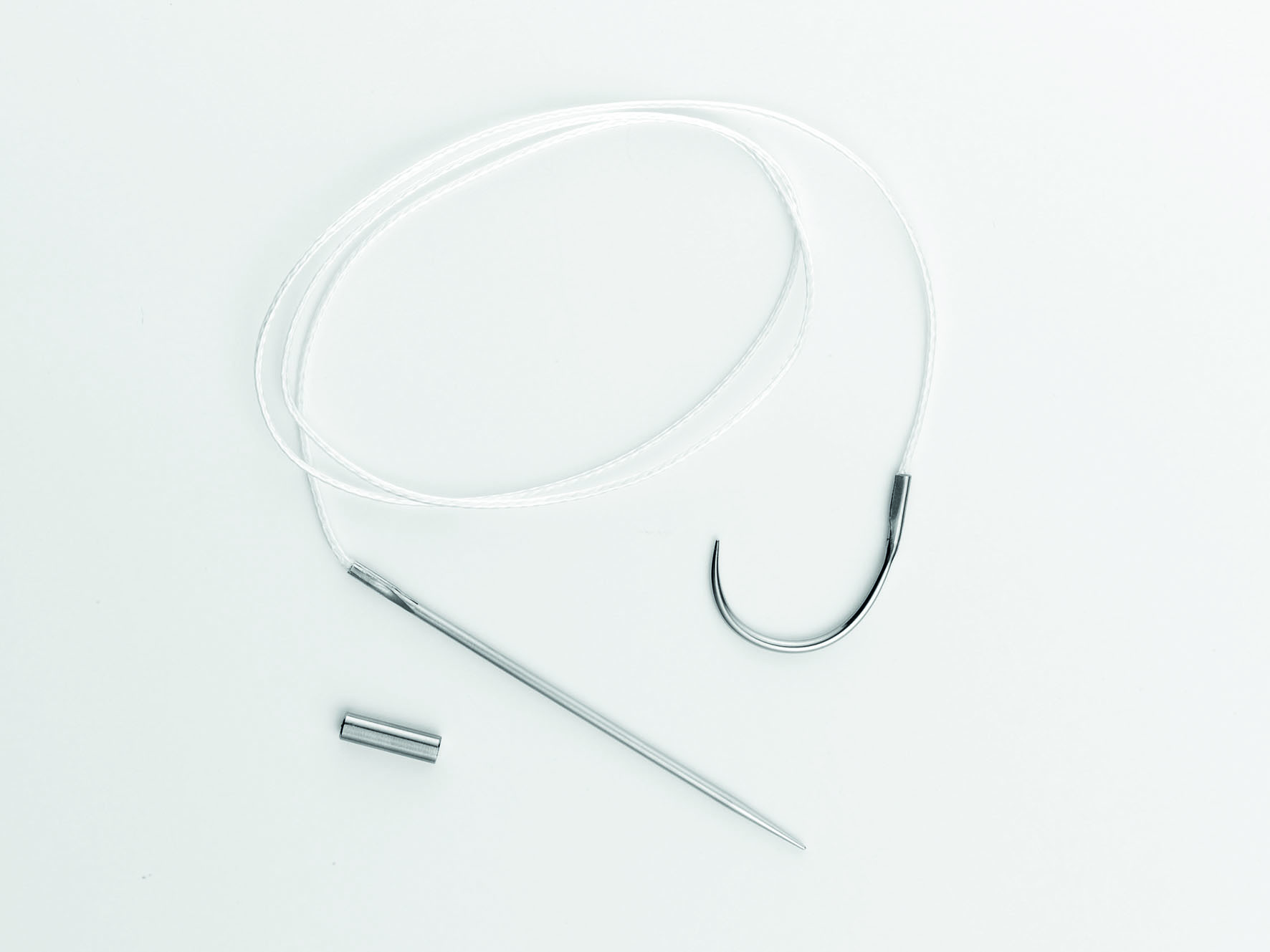 250 lb LigaFiba Lateral Suture (500 mm) + Crimp [LFLSCR250]