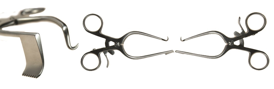 SPIKE & SHIELD ODD LEG RETRACTOR LARGE-PAIR 25x25MM SHIELD [001480]